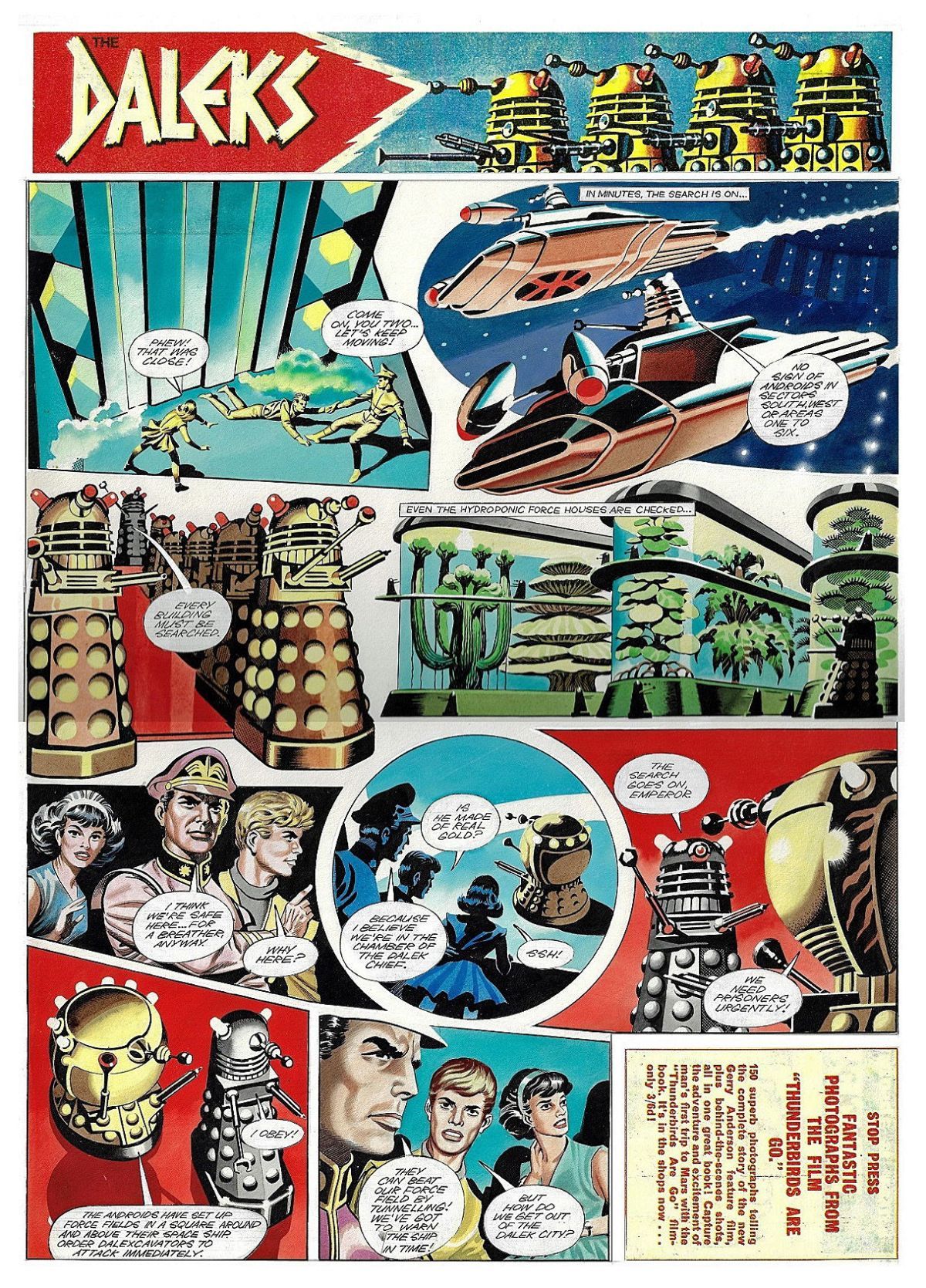 FOR SALE - Three DR. WHO-related original artworks! - Original Comic ...