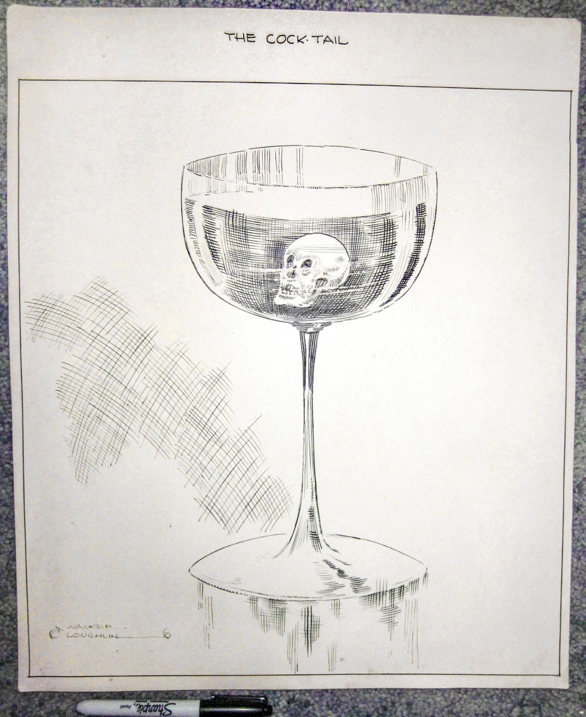 Walker O'loughlin - WW1 era political cartoons - Original Comic Art ...