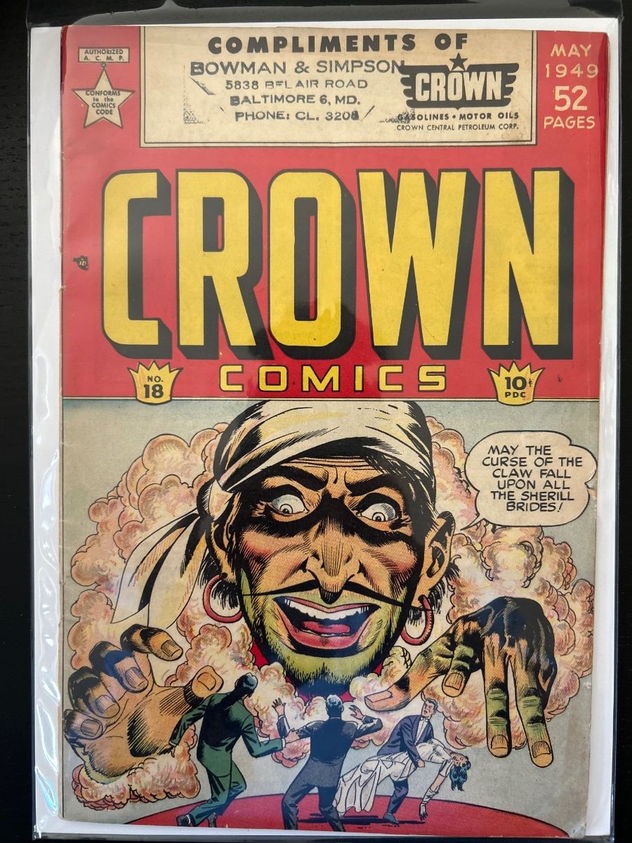 Crown Comics 18 variant - has anyone ever seen one of these? - Golden Age Comic Books - CGC ...