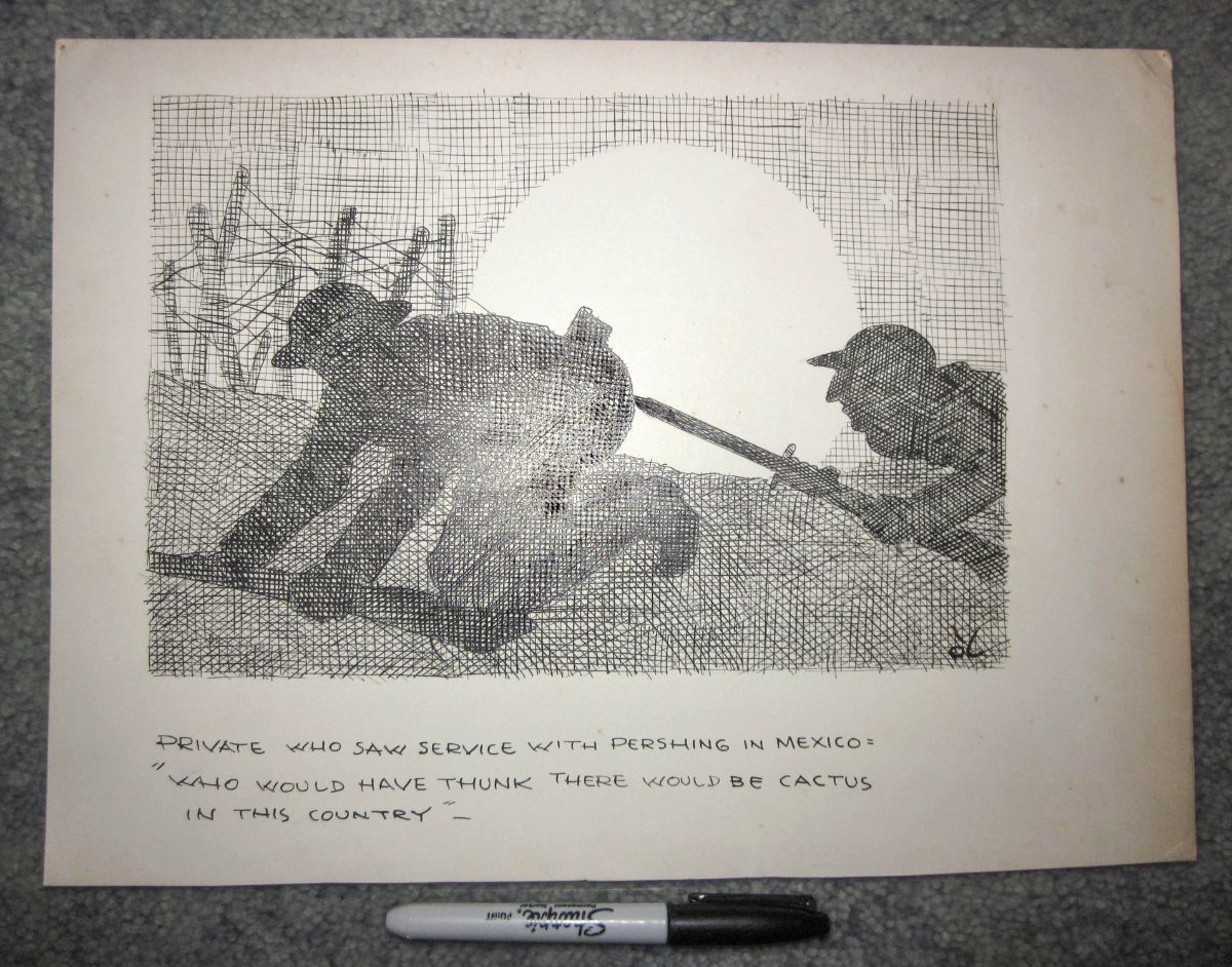 Walker O'loughlin - WW1 era political cartoons - Original Comic Art ...