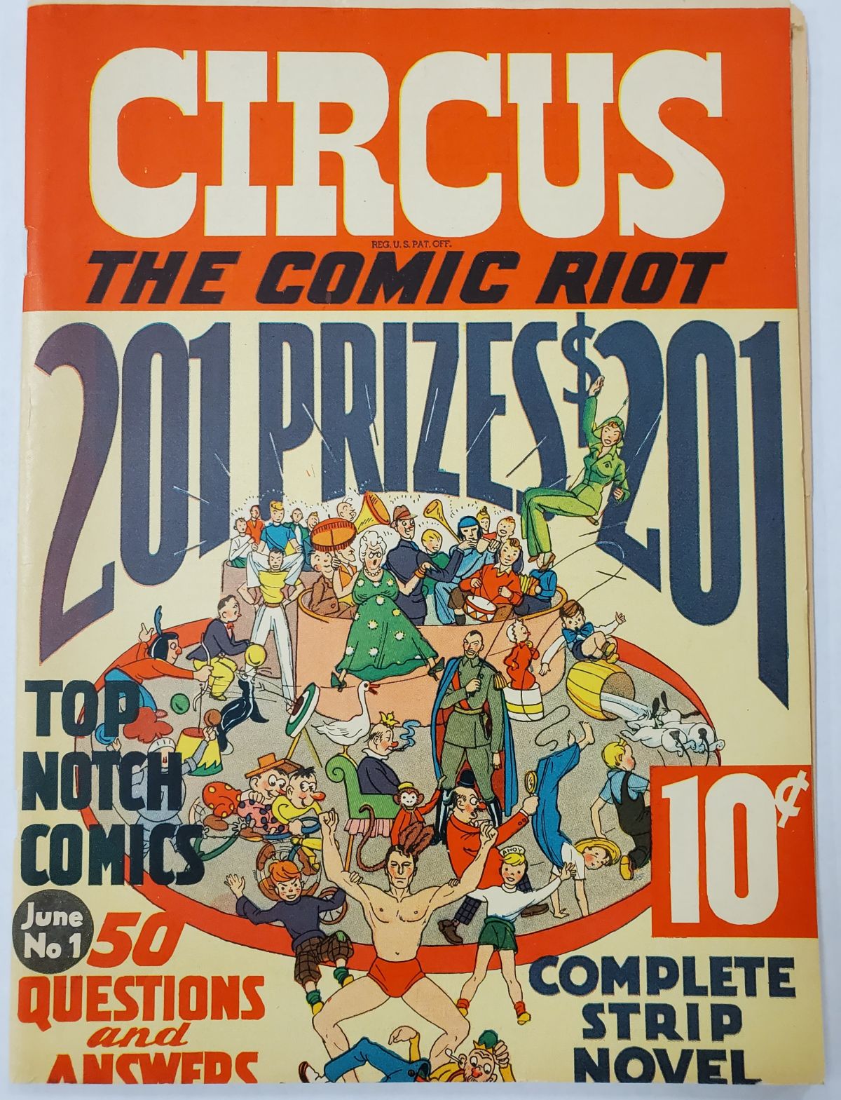 Circus, The Comic Riot - Victorian and Platinum Age Comic Books - CGC ...