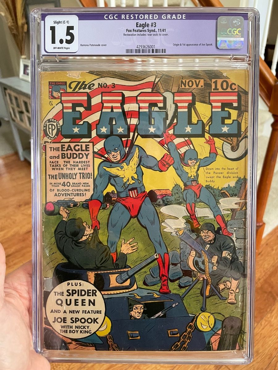Weird Comics 19 (Fox Features) CGC 1.0 OW pages - Golden / Silver ...