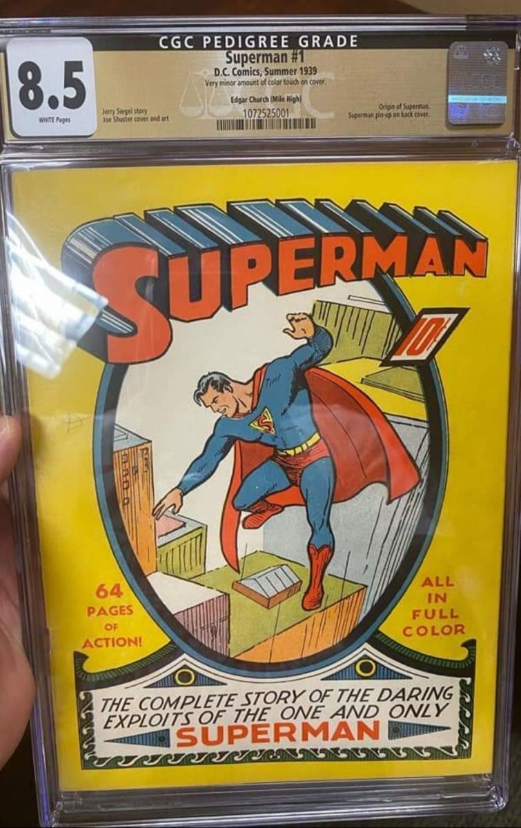 The History of Superman #1’s Front Cover - Golden Age Comic Books - CGC ...