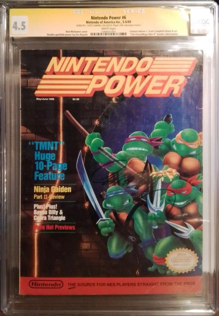 REOPENED!! PRICE REDUCTION. Nintendo Power #1 & #6 Signature Series ...