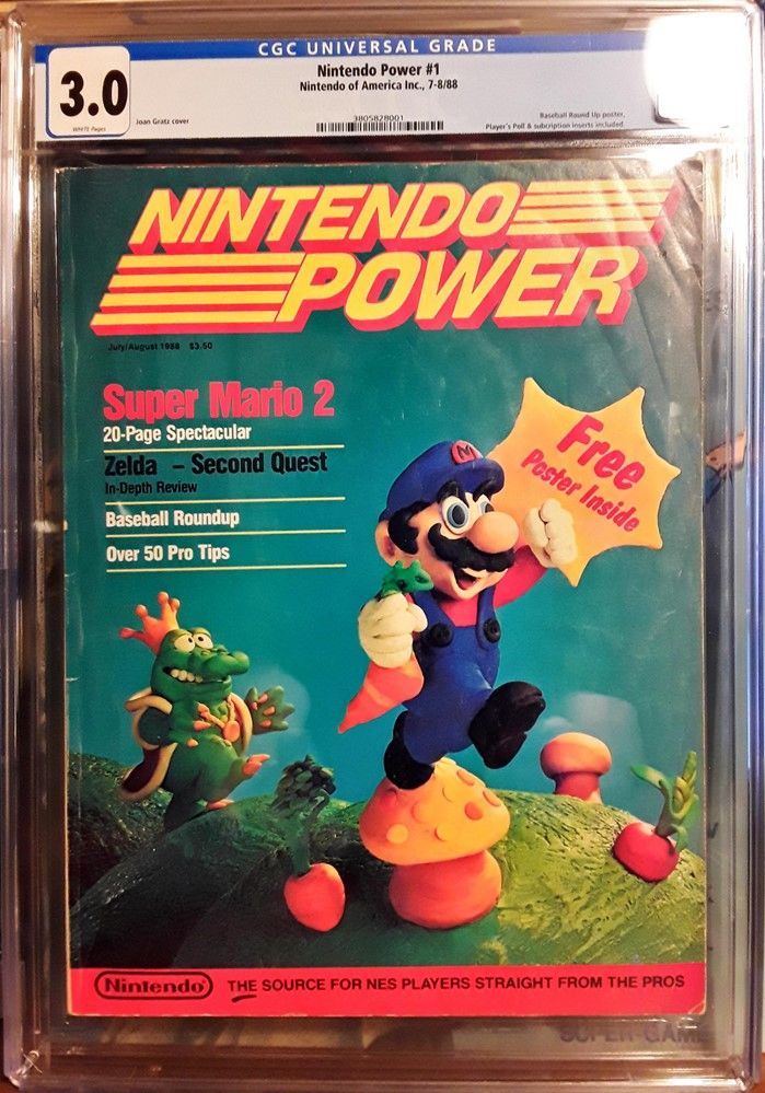 REOPENED!! PRICE REDUCTION. Nintendo Power #1 & #6 Signature Series ...