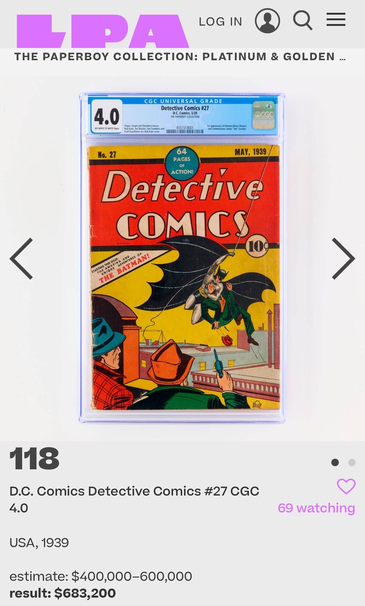 Detective Comics 27 & 31 + Action Comics 8 -16 Newly Found In California - Page 3 - Golden Age ...