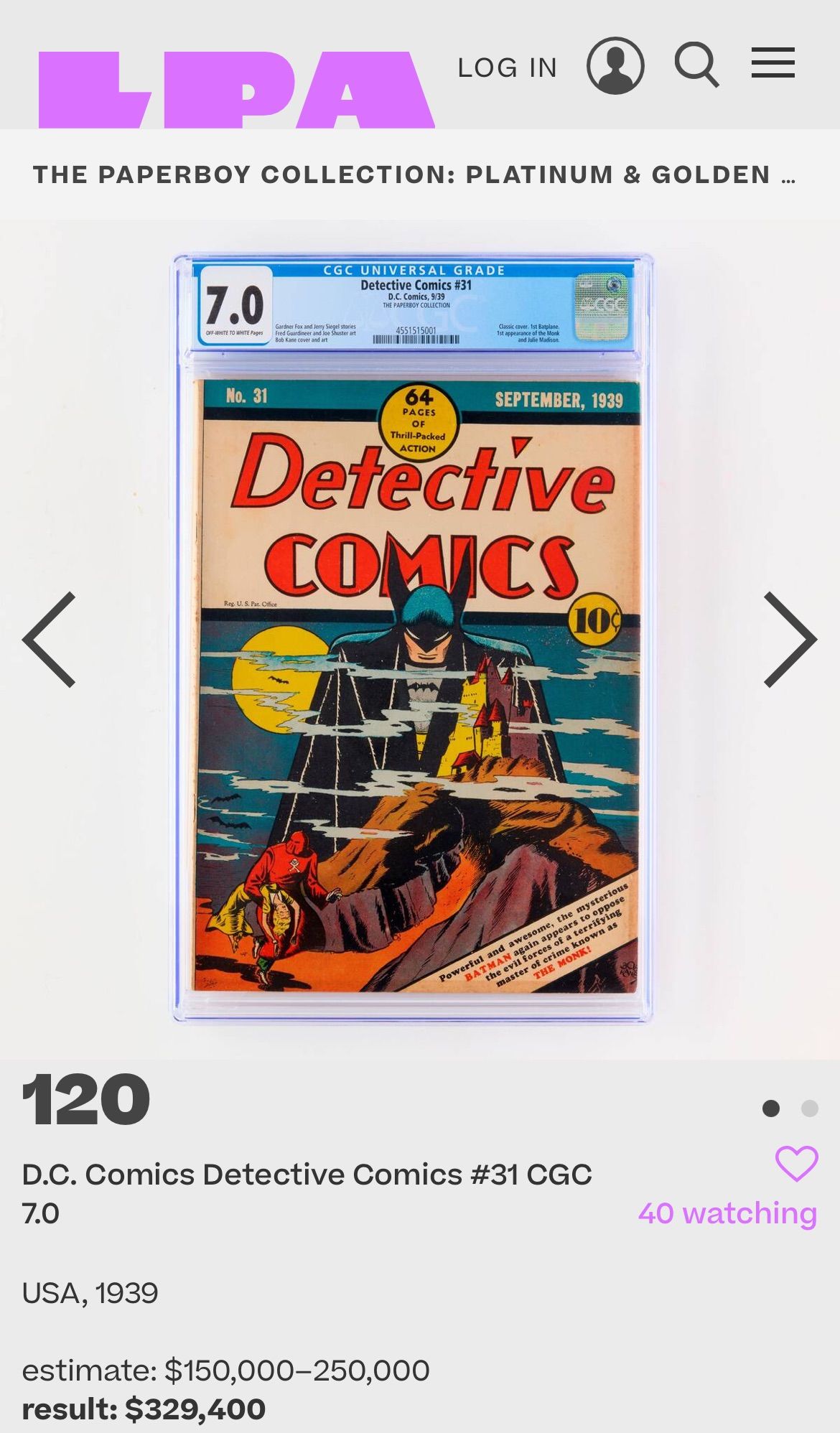 Detective Comics 27 & 31 + Action Comics 8 -16 Newly Found In ...