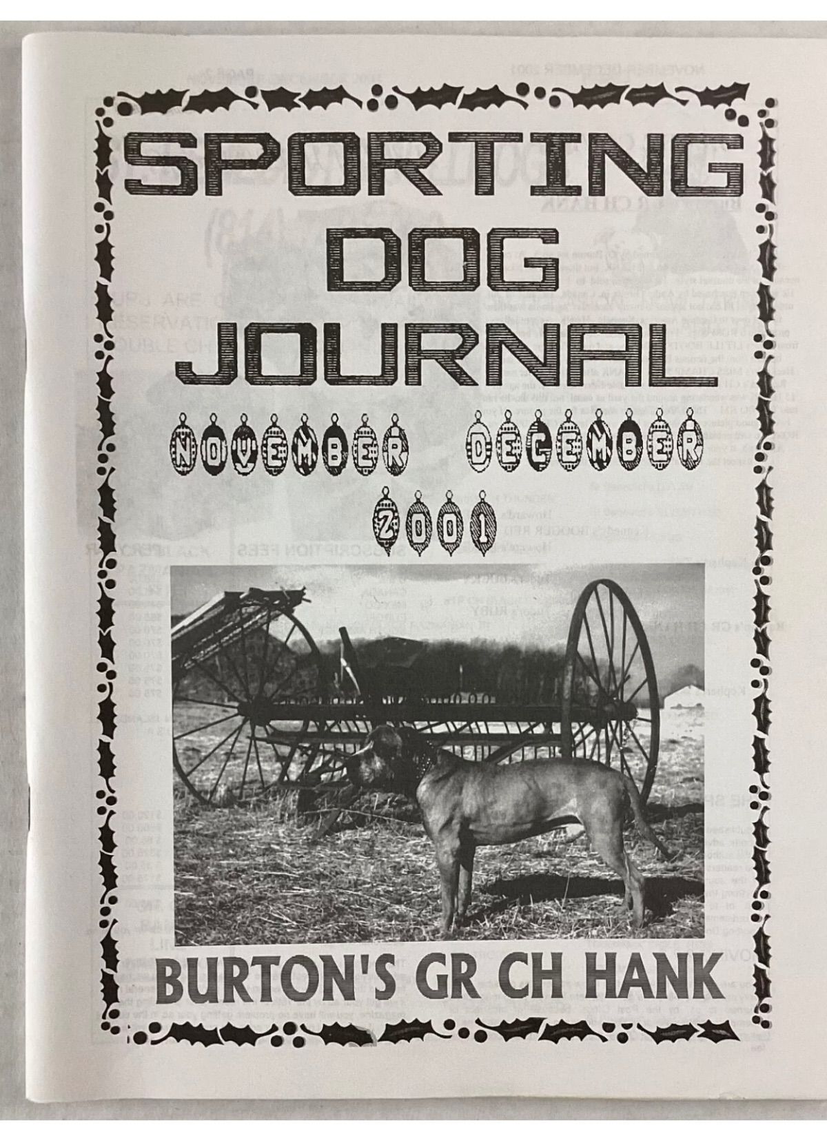 Sporting Dog Journal - CGC Home Video General Discussion - CGC Comic ...