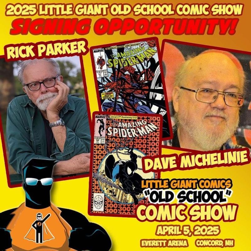 Little Giant Comics OLD SCHOOL COMIC SHOW - April 5, 2025 - Concord, NH ...