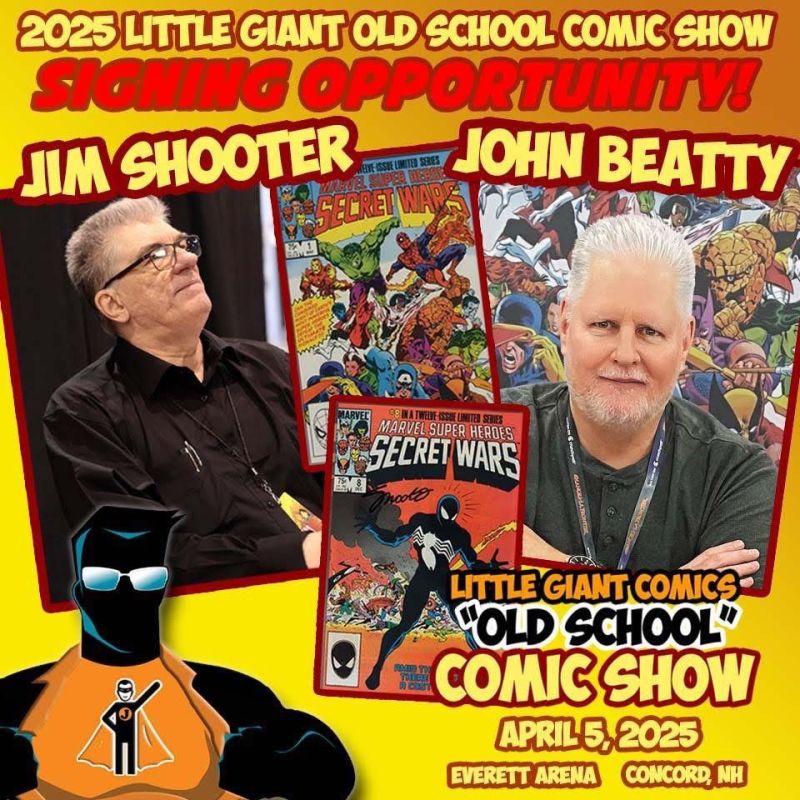 Little Giant Comics OLD SCHOOL COMIC SHOW - April 5, 2025 - Concord, NH ...