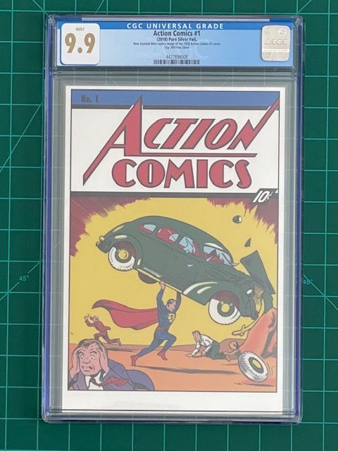 Action Comics 1 2018 Cgc 10 9 9 9 8 New Zealand Mint 35g 999