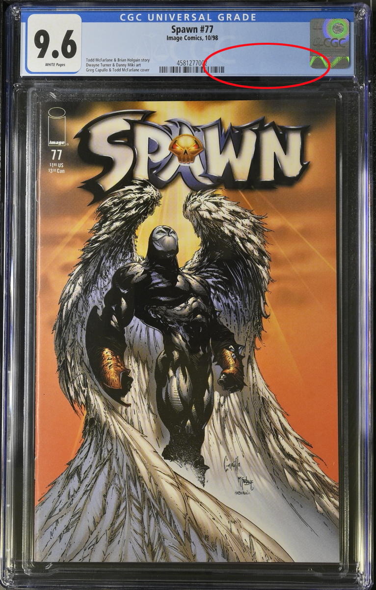 Manufacturing error. - Comic Book Grading and Restoration Issues - CGC ...
