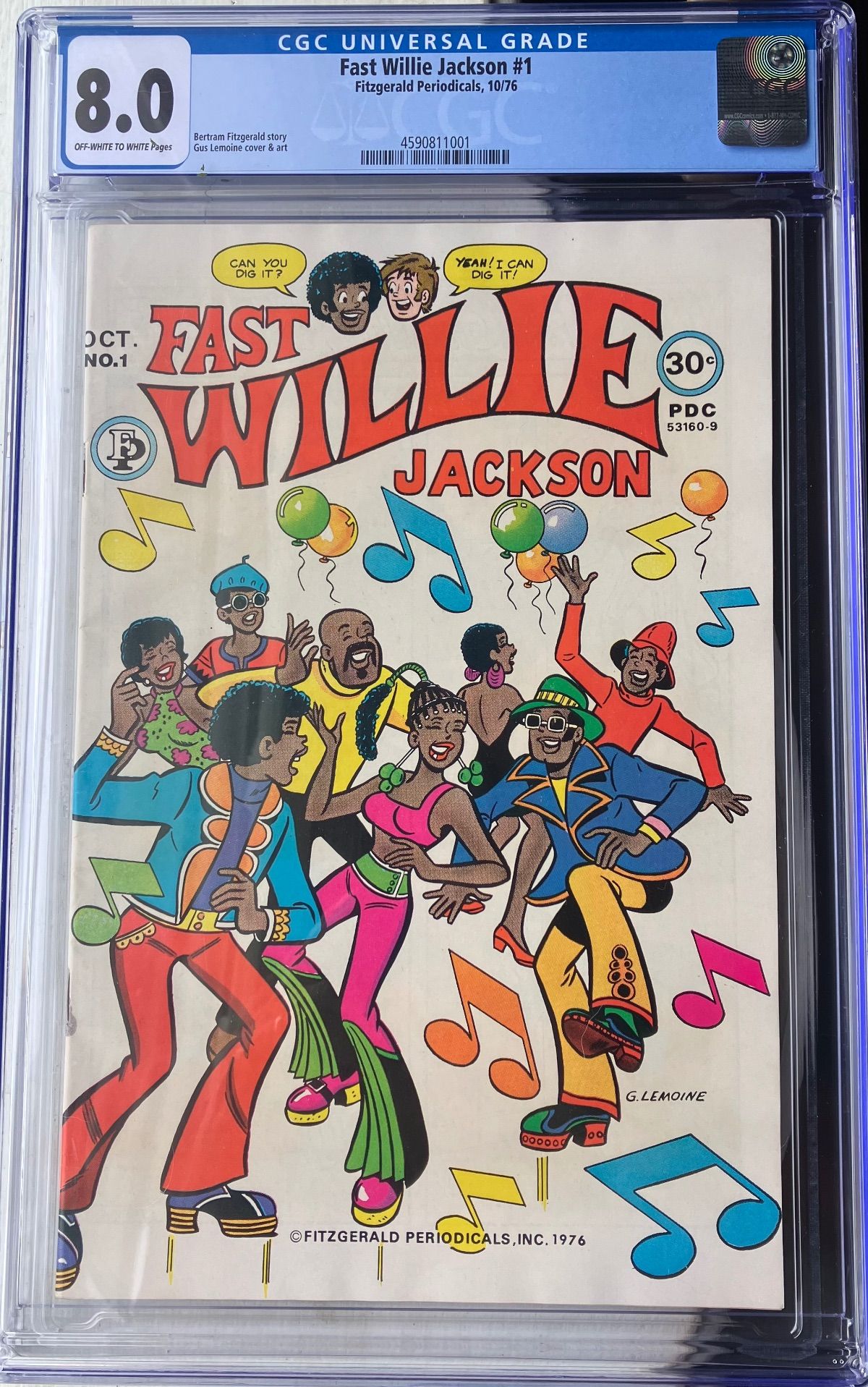 Grade is in. Fast Willie Jackson #1 - Hey buddy, can you spare a grade? - CGC Comic Book ...