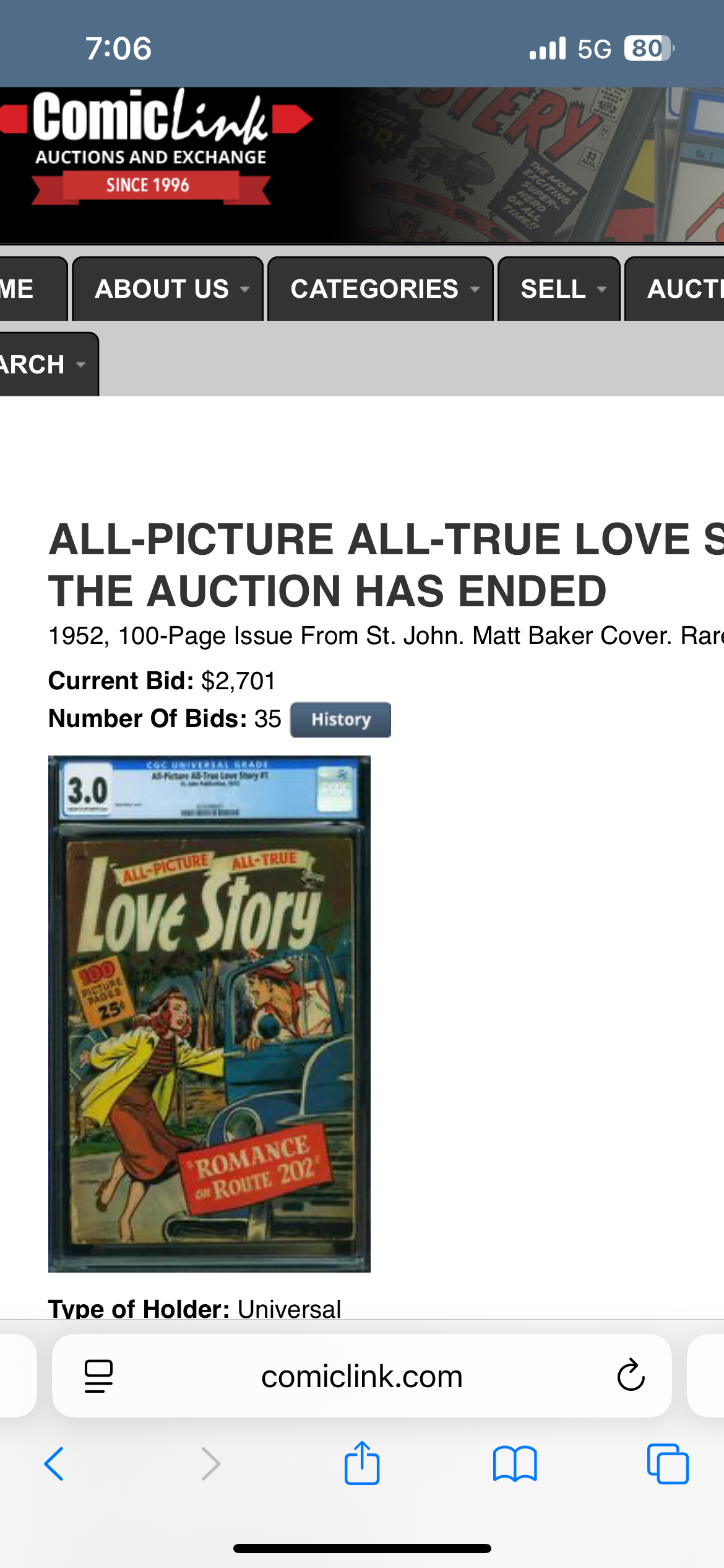 Baker Romance - Page 668 - Golden Age Comic Books - CGC Comic Book ...