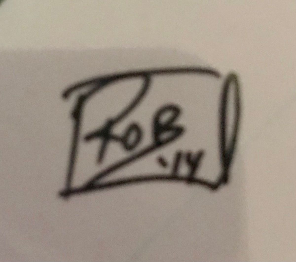 Help Identifying “Rob ’14” Signature on Grayson #1 Sketch Cover ...