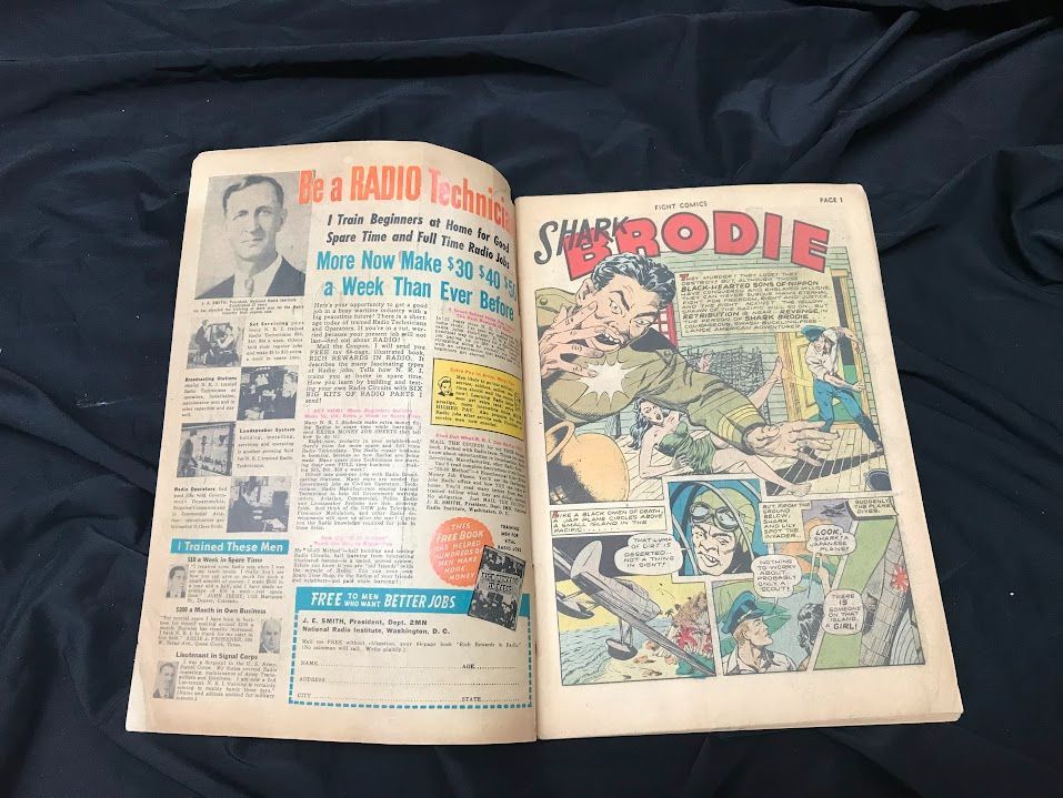 CLOSED - SOLD - Re-List: Fight Comics #22 Dec 1942 Fiction House ...