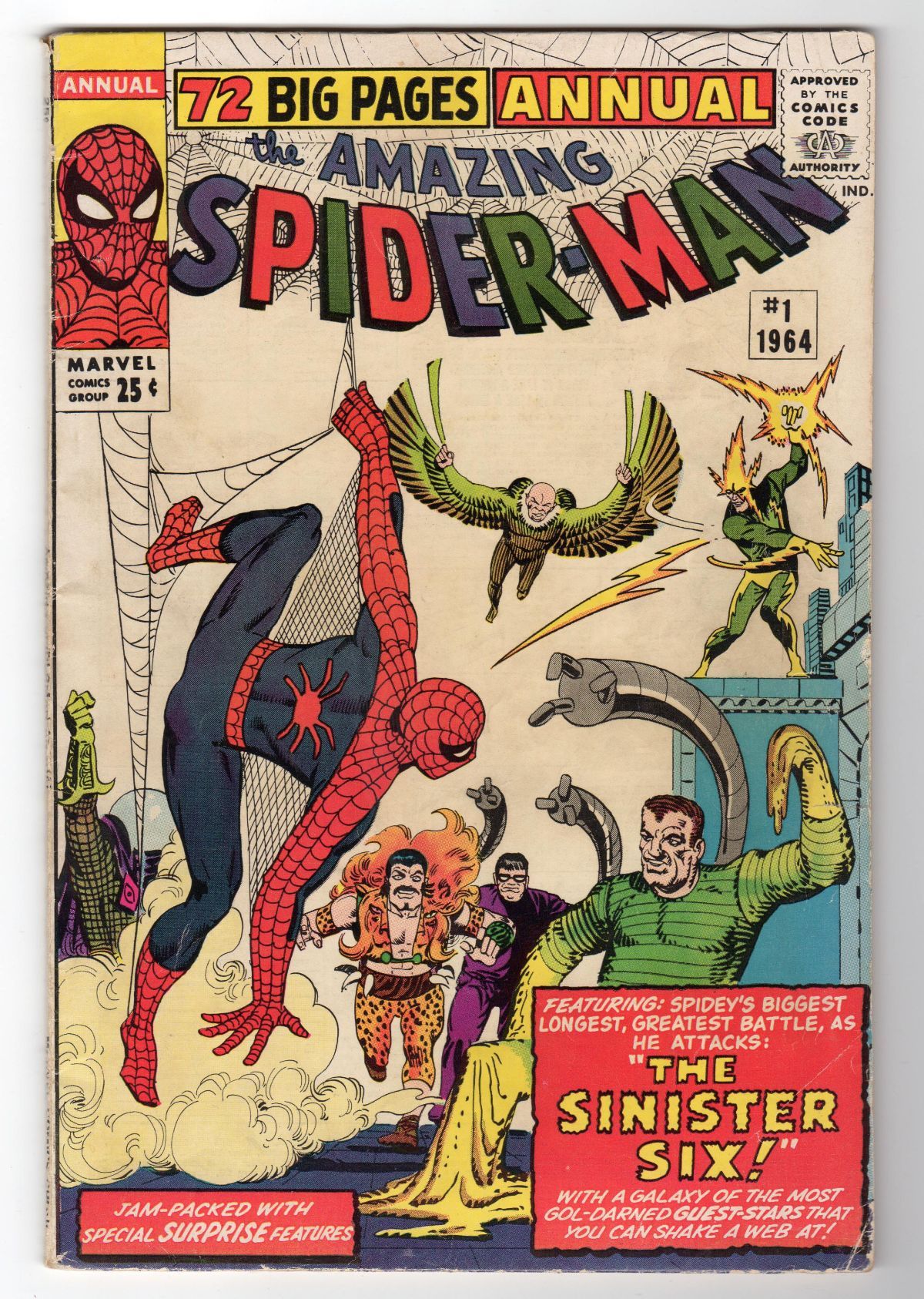 marvel s.a. annuals/specials [and cousins] - Silver Age Comic Books ...