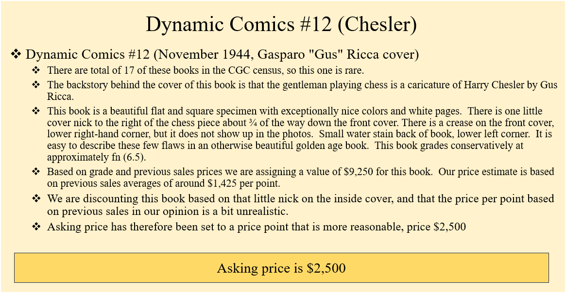 Esoteric Golden Age, Cool Stuff - Golden / Silver / Bronze Age Only ...