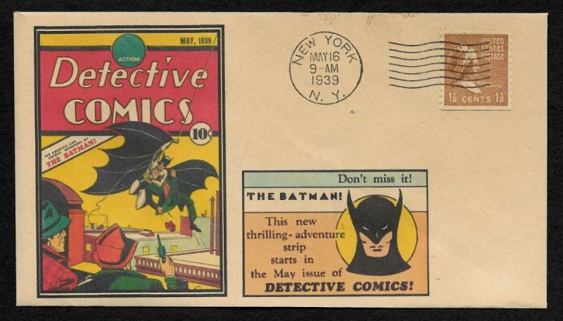 Help Identifying: Detective Comics #27 Batman Cover Envelope – 1939 ...