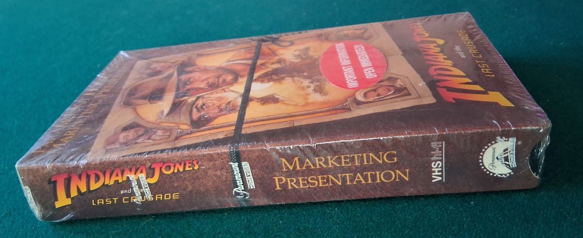 Indiana Jones and the Last Crusade marketing presentation still in the ...