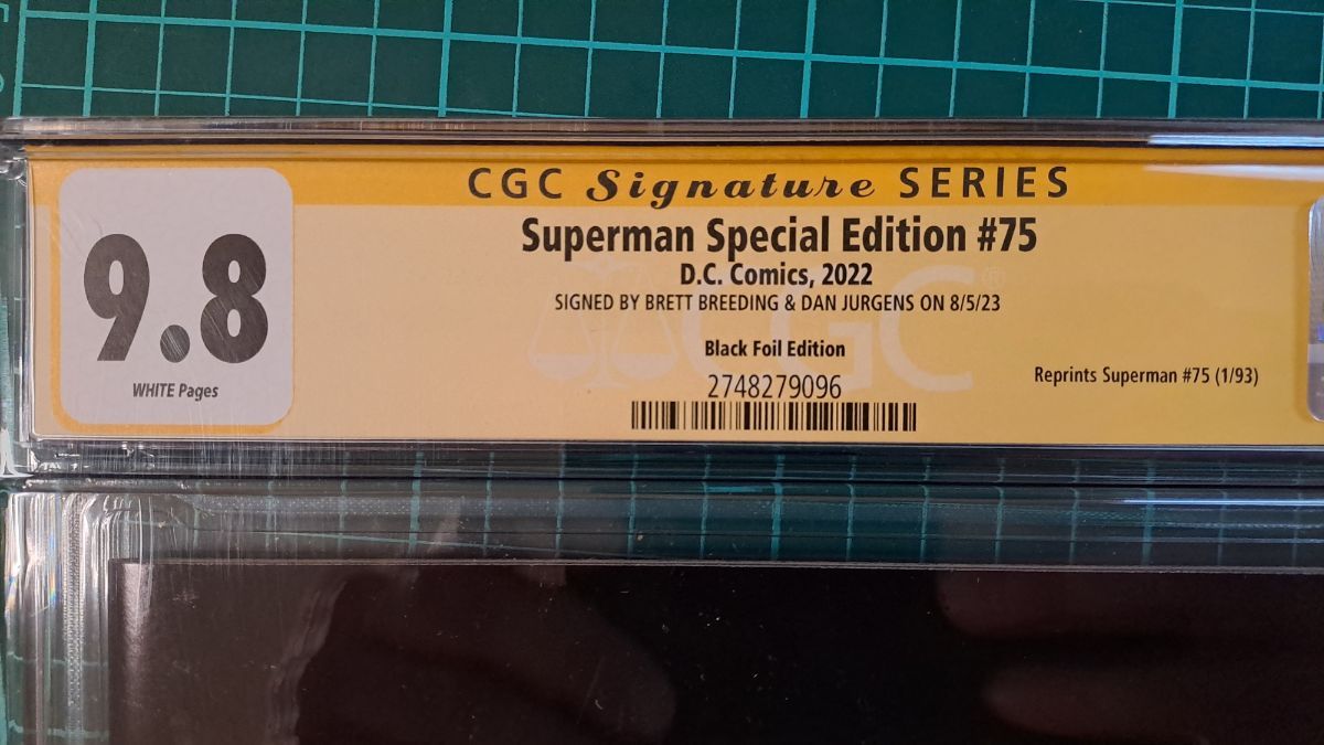 Comic book touching slab - Comic Book Grading and Restoration Issues ...