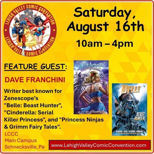 Lehigh Valley Comic Convention August 16th, 2025 - Back At The ...