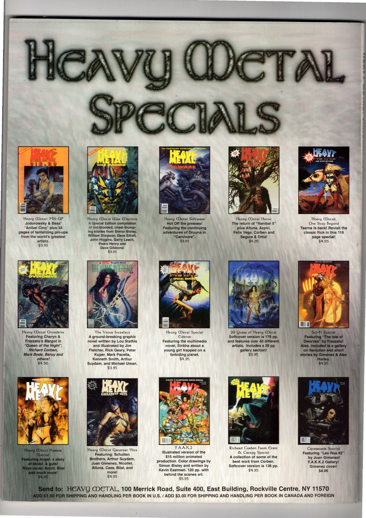 Heavy Metal Magazine (post 1985), All Sorts of Modern Batman, Immortal ...