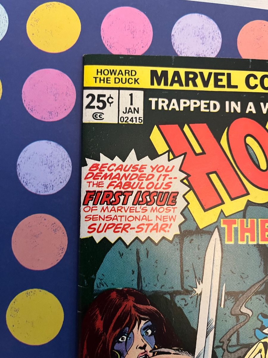 Wh@T! $52 shipped! Howard the Duck #1 signed Frank Brunner - Golden ...