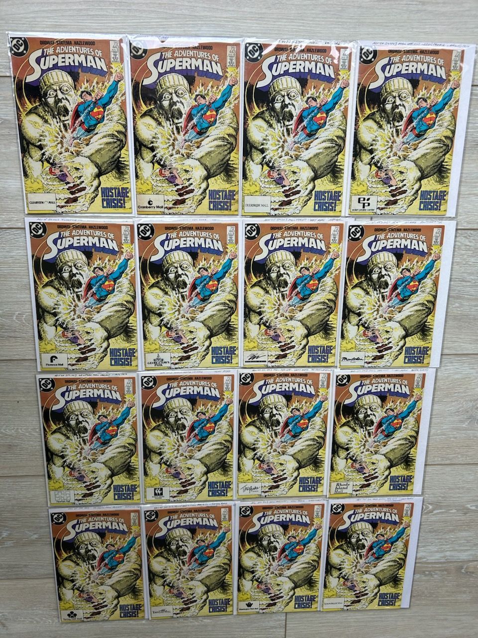 Mall Variants of Adventures of Superman 443 - was there ever a DC issue ...