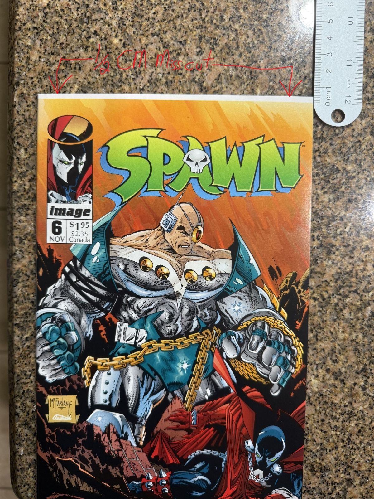Spawn #6 Cover Misprint/Misscut - Newbie Comic Collecting Questions ...