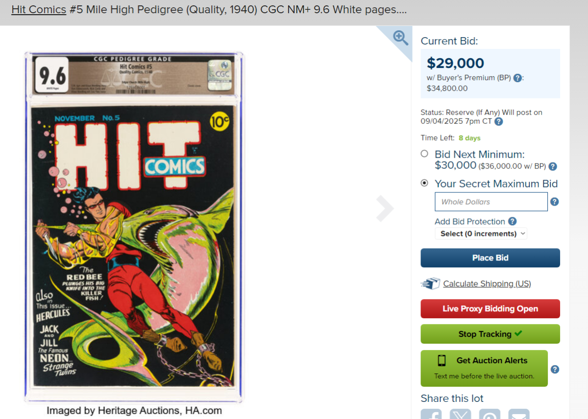 Church 9.6's Silver Streak 6 and Hit Comics 5 Just for Fun - Golden Age ...