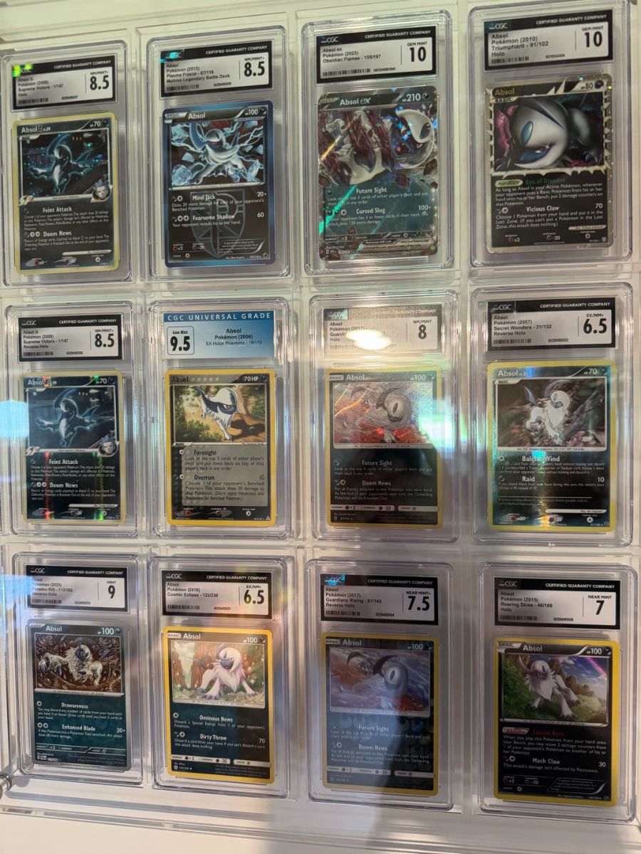 Journey to get 10s for all Absol cards - Pokemon Absol Collection - CGC ...
