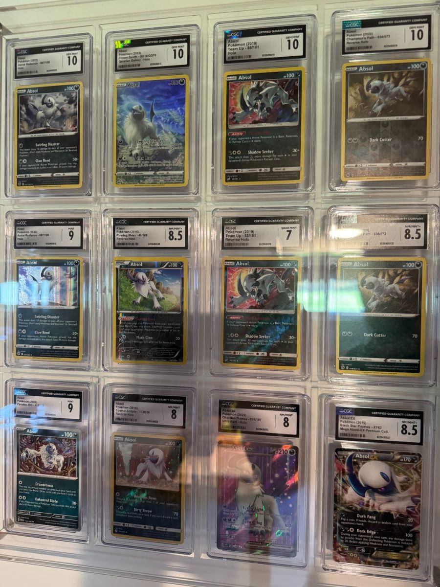 Journey to get 10s for all Absol cards - Pokemon Absol Collection - CGC ...