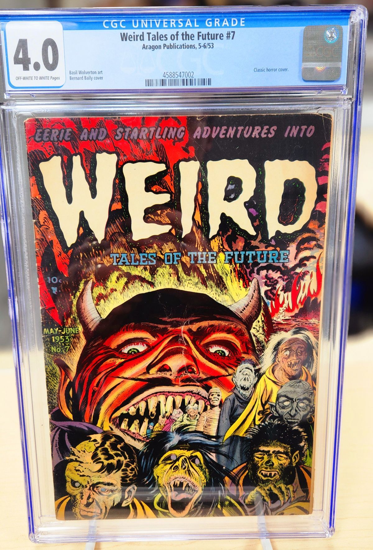 Closed! Weird Tales of the Future #7 CGC 4.0. Haunt of Fear #17 CGC 9.2 White Pages added ...