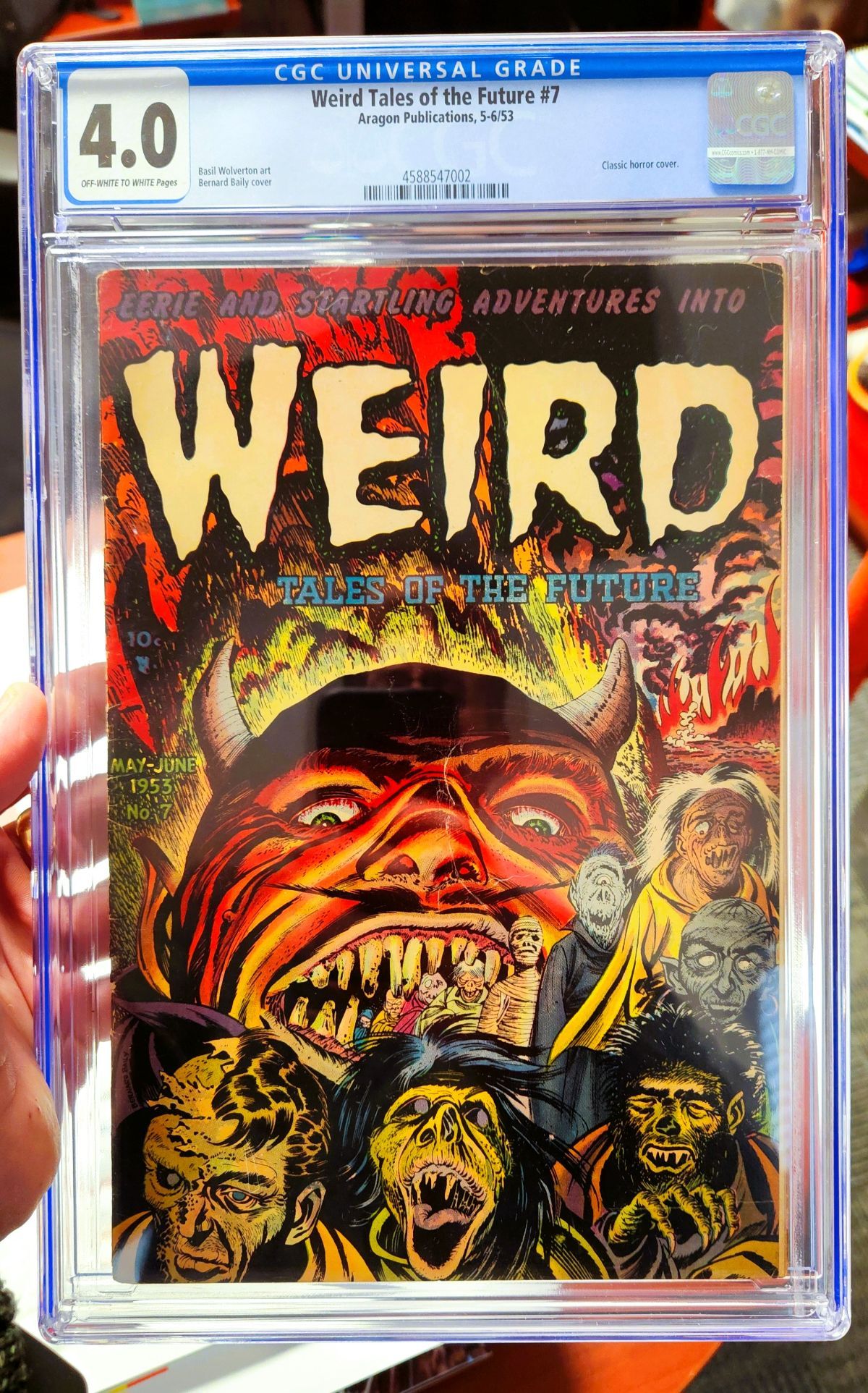 Weird Tales of the Future #7 CGC 4.0. Haunt of Fear #17 CGC 9.2 White ...