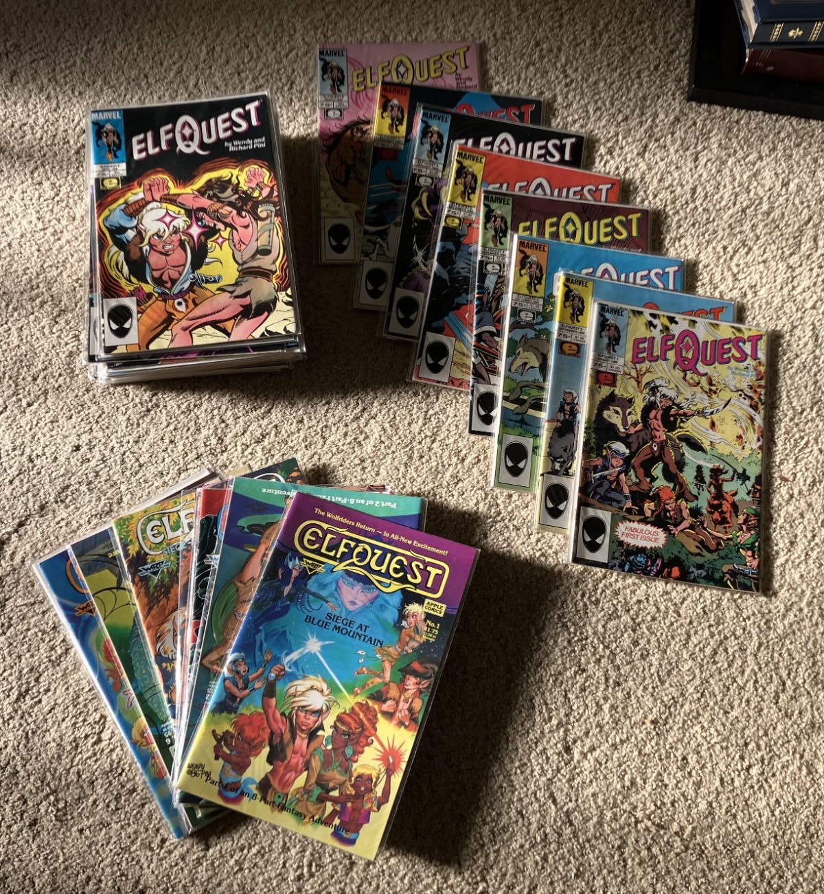 SOLD - 2 complete 1980s Elfquest stories across 40 NM comics for $XXX shipped to US, OK, $99 ...
