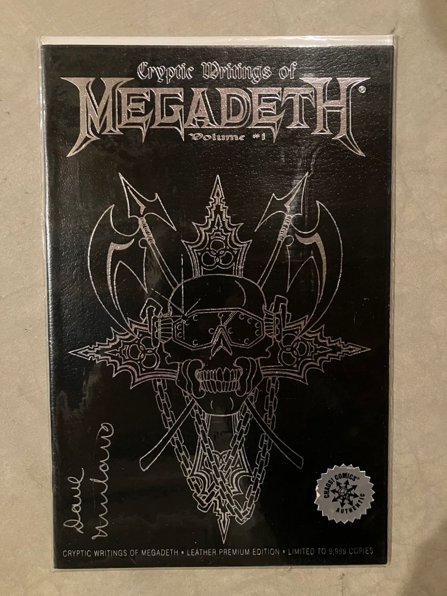 Today’s Deal / KISS signed graphic novel.RIP ACE / signed OZZY / signed megadeth / 10 % off ...