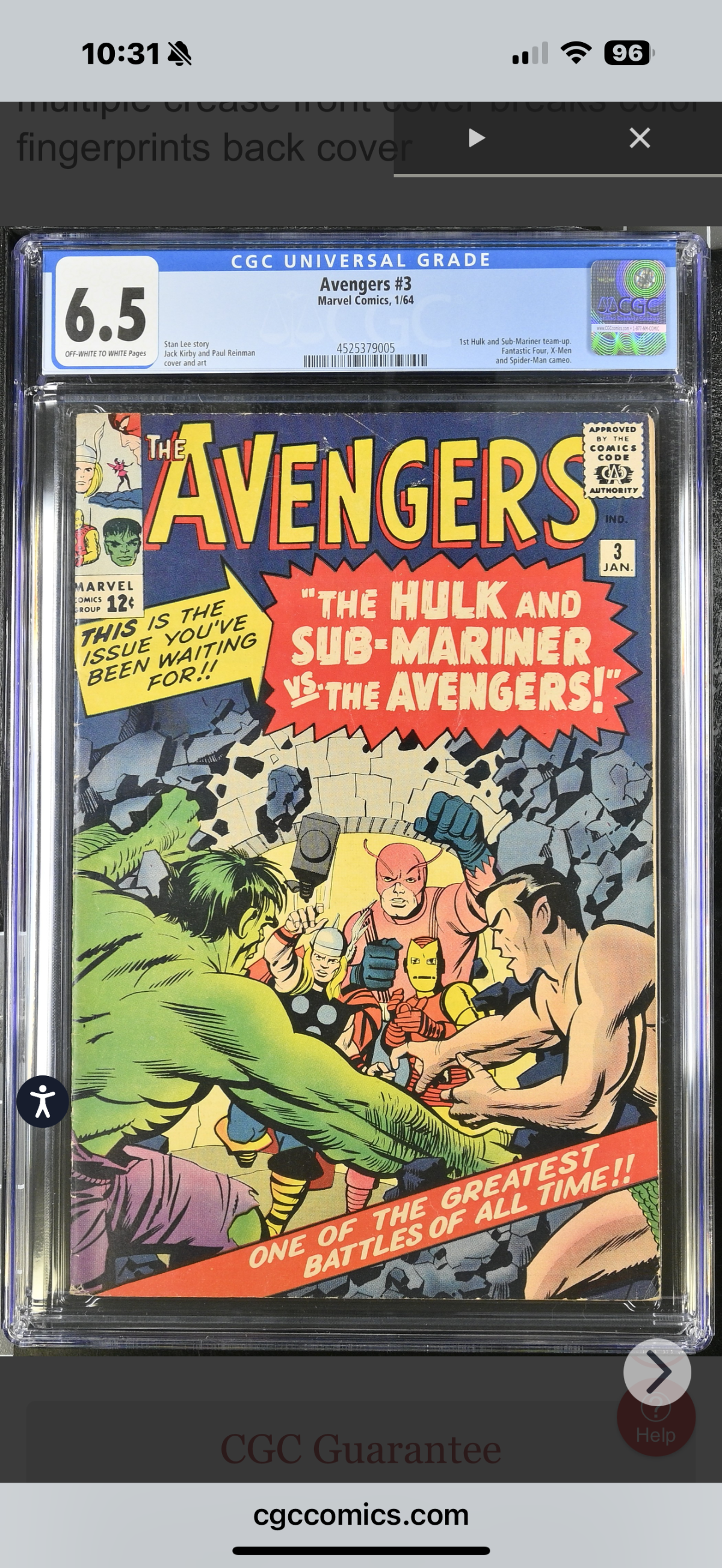 Avengers collecting thread! - Page 96 - Silver Age Comic Books - CGC ...