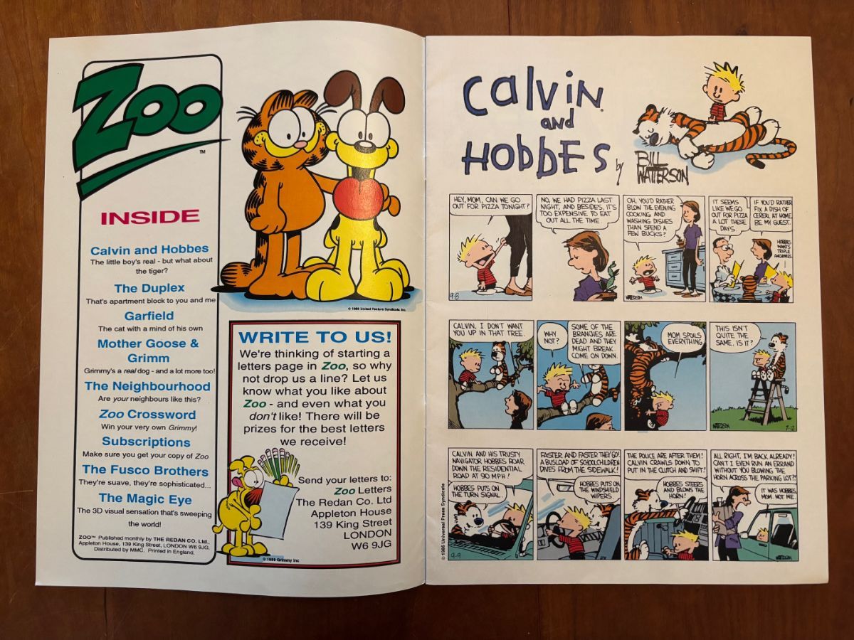 Odds and Ends (Barks Unicorn Cover, X-Mas, A-Bomb, Calvin & Hobbes ...