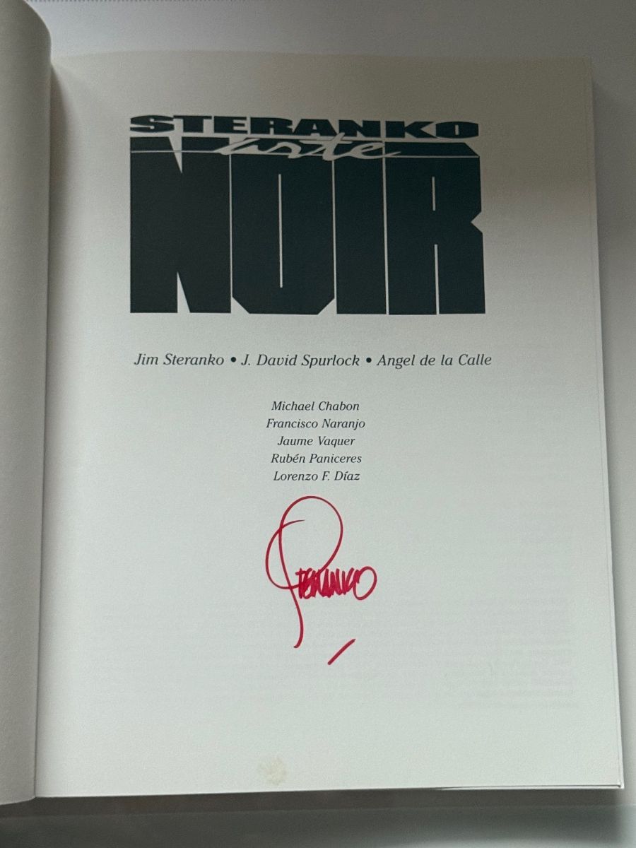 FINAL REDUCTION!! STERANKO - ARTE NOIR - career spanning book on ...