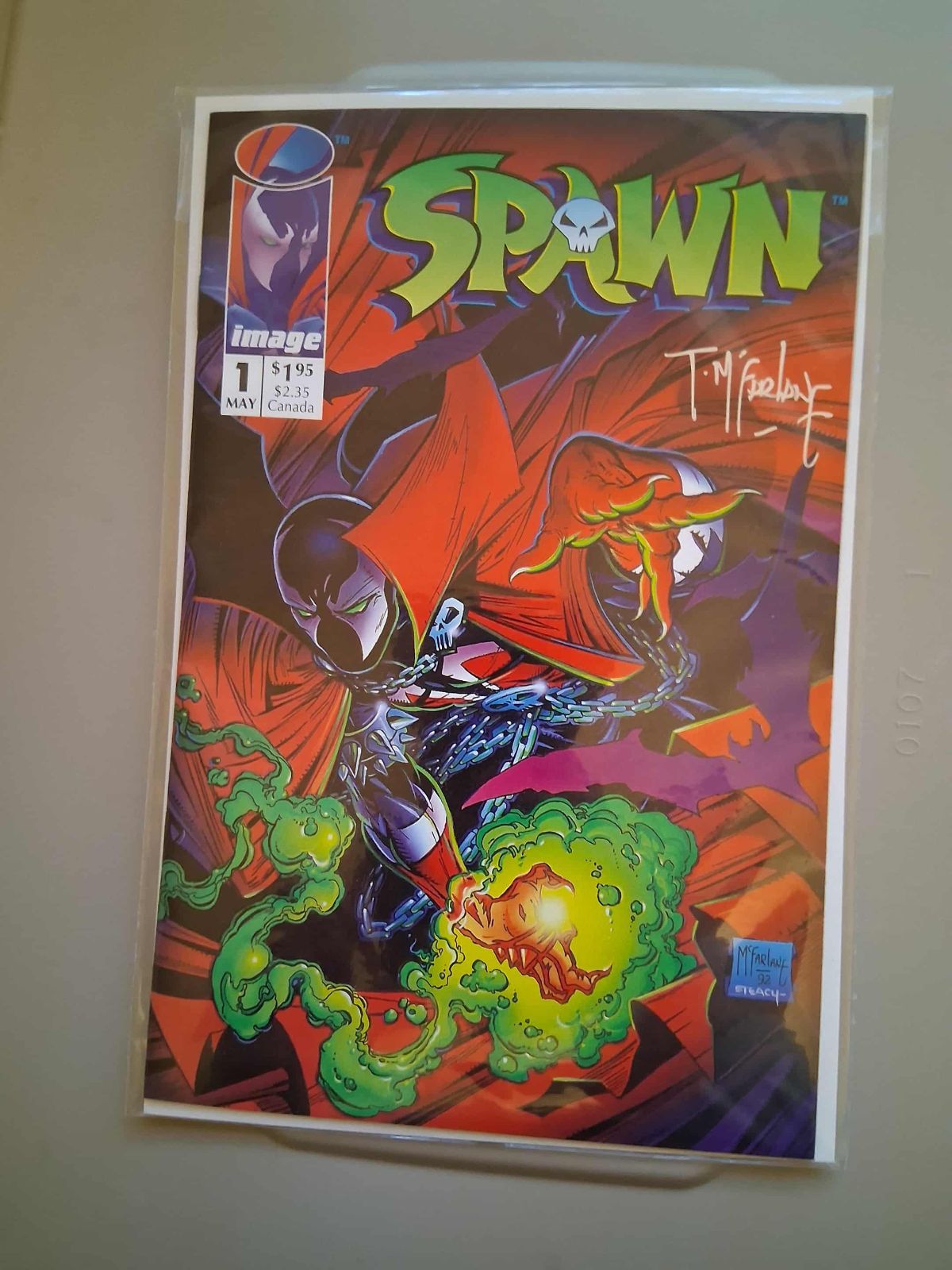 Spawn #1 signed with signed COA for sale - Sales Advertising (Ebay ...