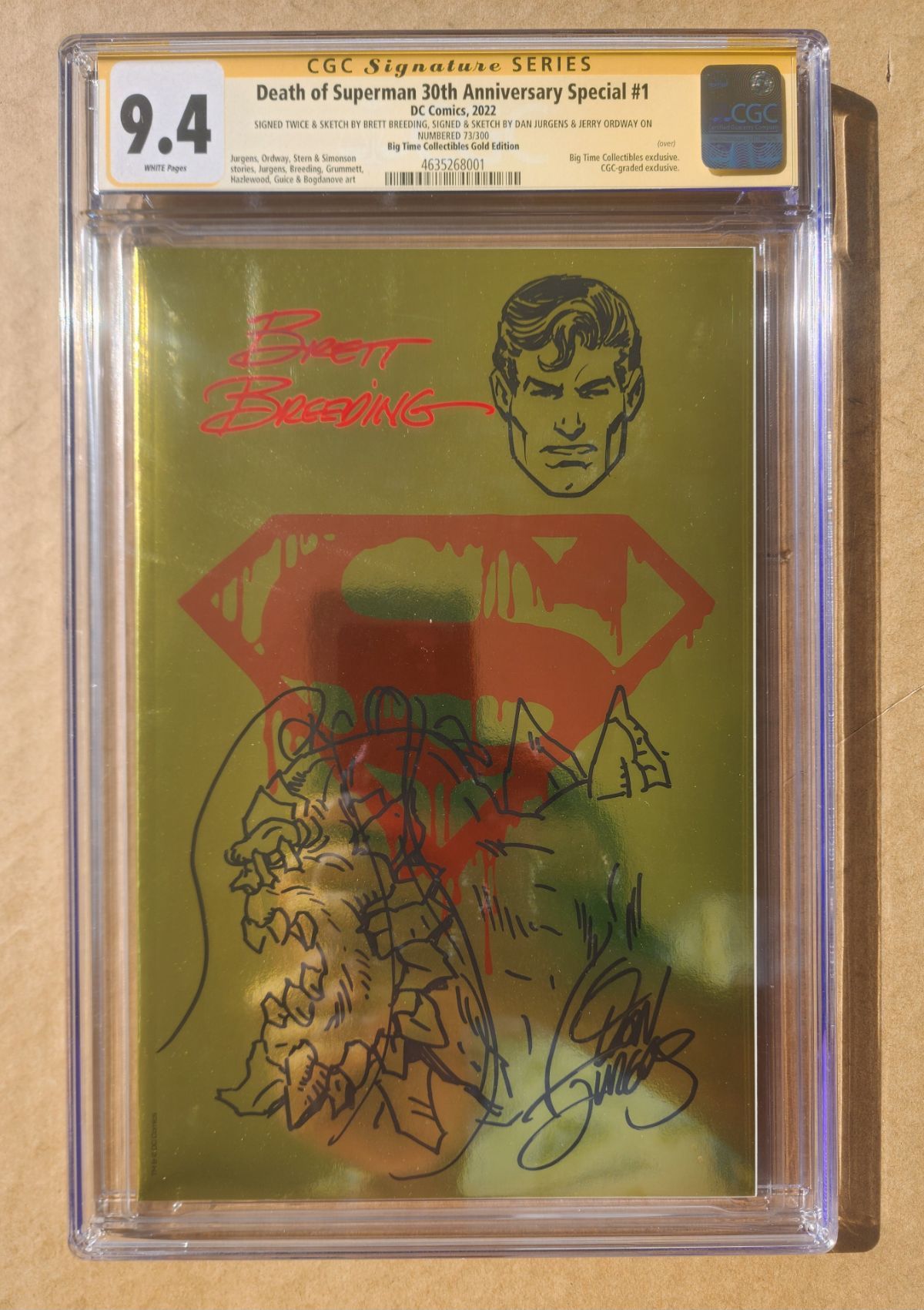 signature smear on a foil comic book - Newbie Comic Collecting ...