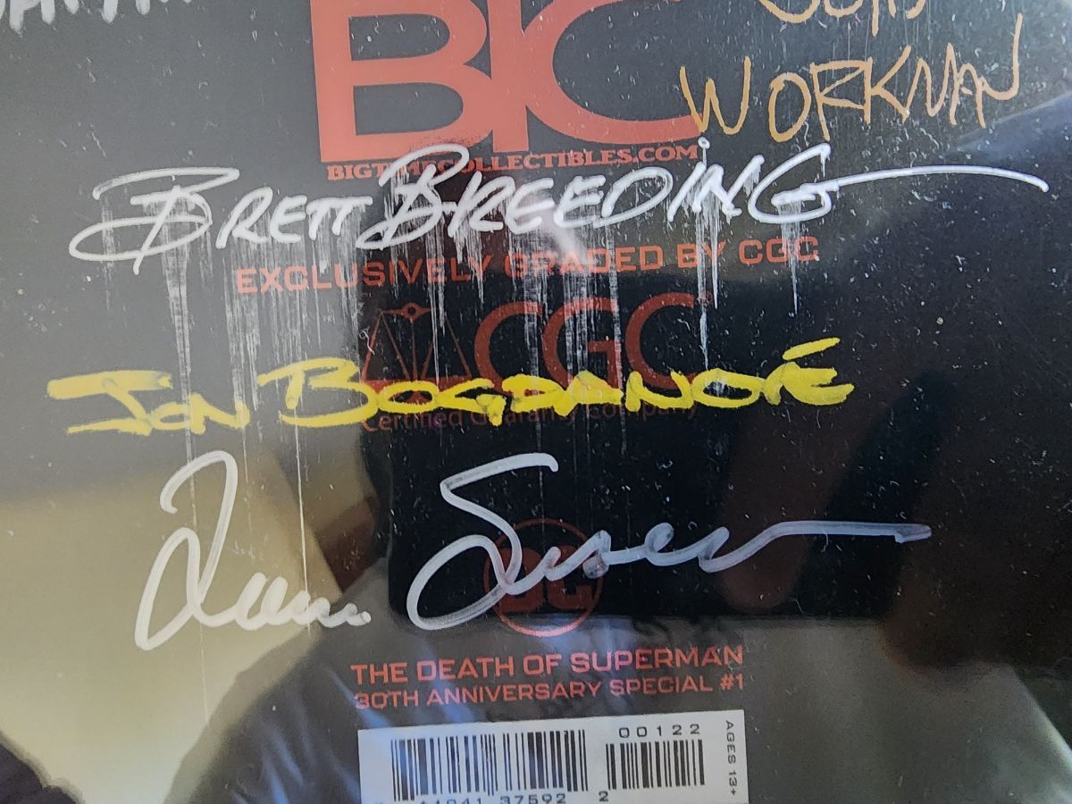 signature smear on a foil comic book - Newbie Comic Collecting ...