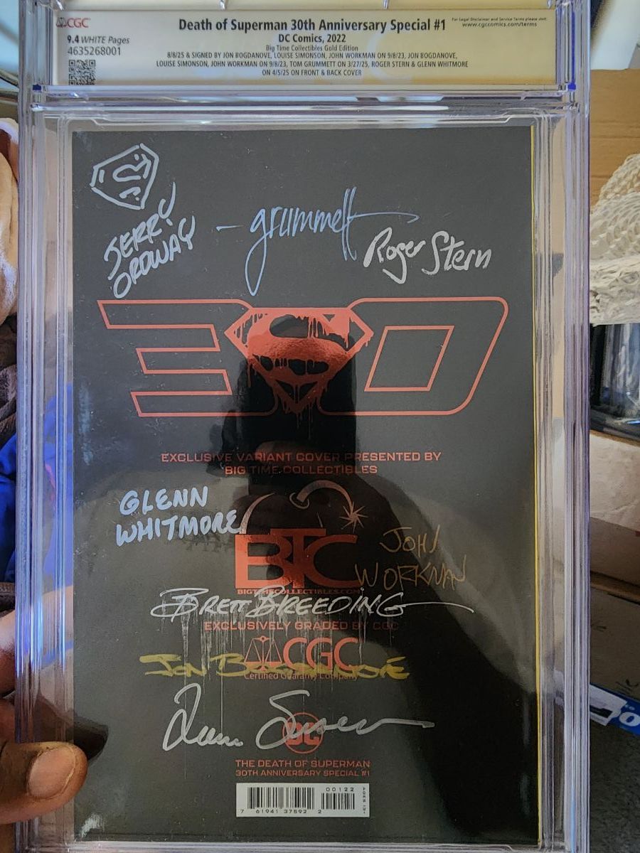signature smear on a foil comic book - Newbie Comic Collecting ...