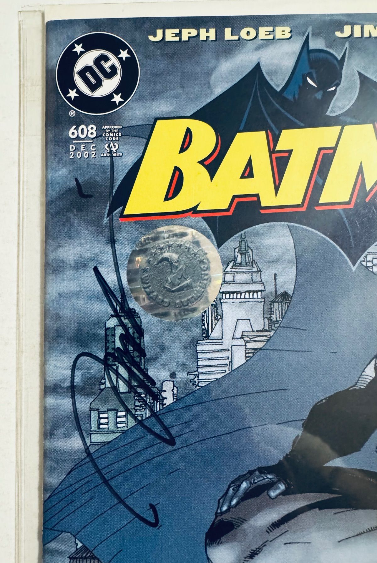 Batman 608 2nd Print Wizard edition signed by Jim Lee - Modern Age ...