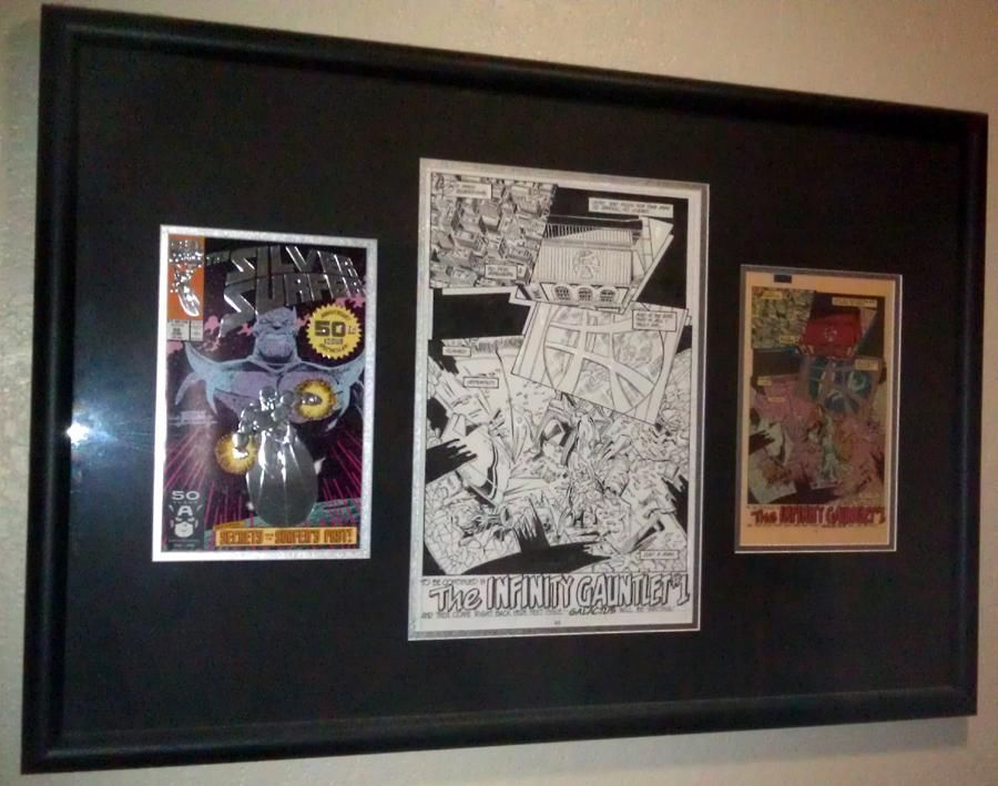 Silver Surfer #50 Last Page - Infinity Gauntlet Intro - Original Comic ...