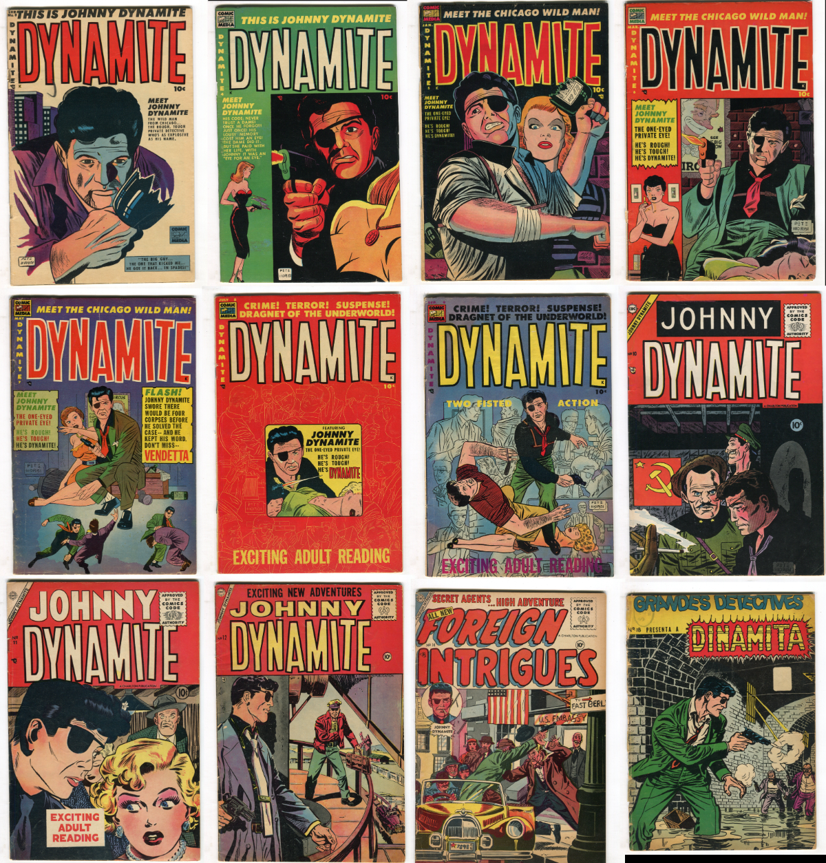 *CLOSED* JOHNNY DYNAMITE & ROCKY JORDEN lots - Golden / Silver / Bronze ...