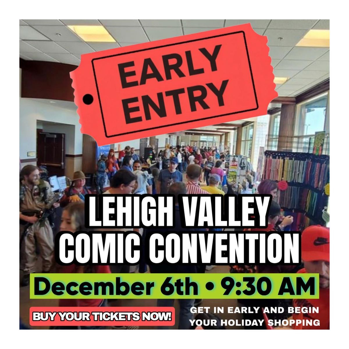 Lehigh Valley Comic Convention Dec 6th 2025 Schnecksville, PA - Comic ...