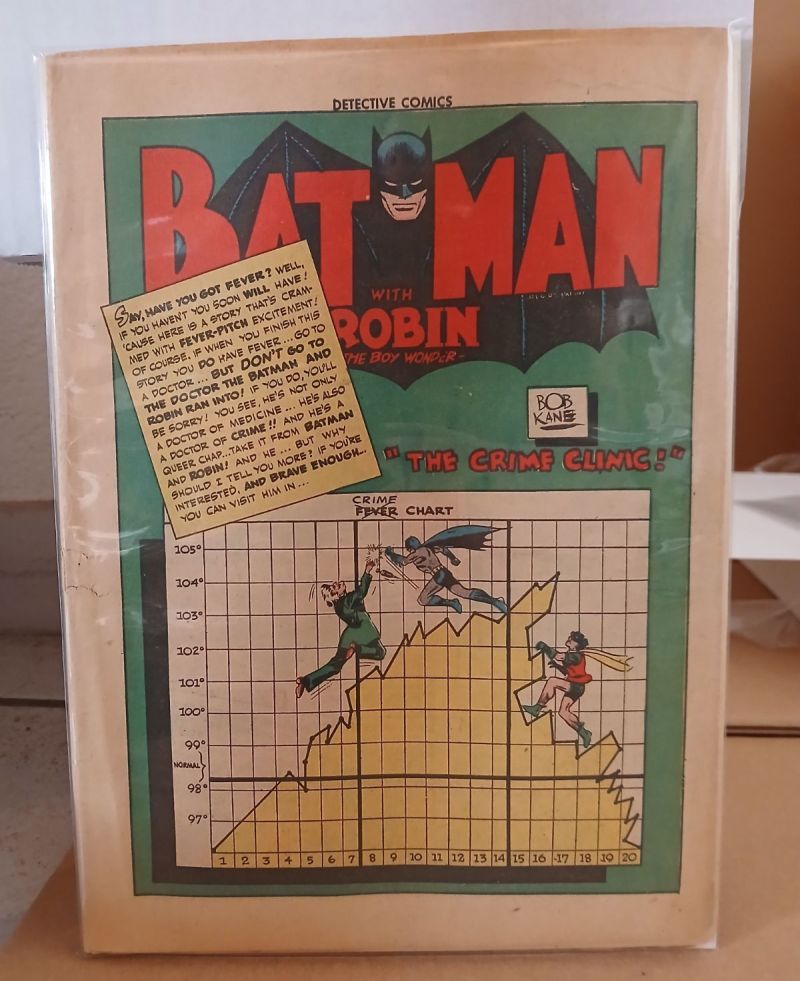 DETECTIVE COMICS #77 1943 COVERLESS [NO USA CUSTOMER] - Golden / Silver ...