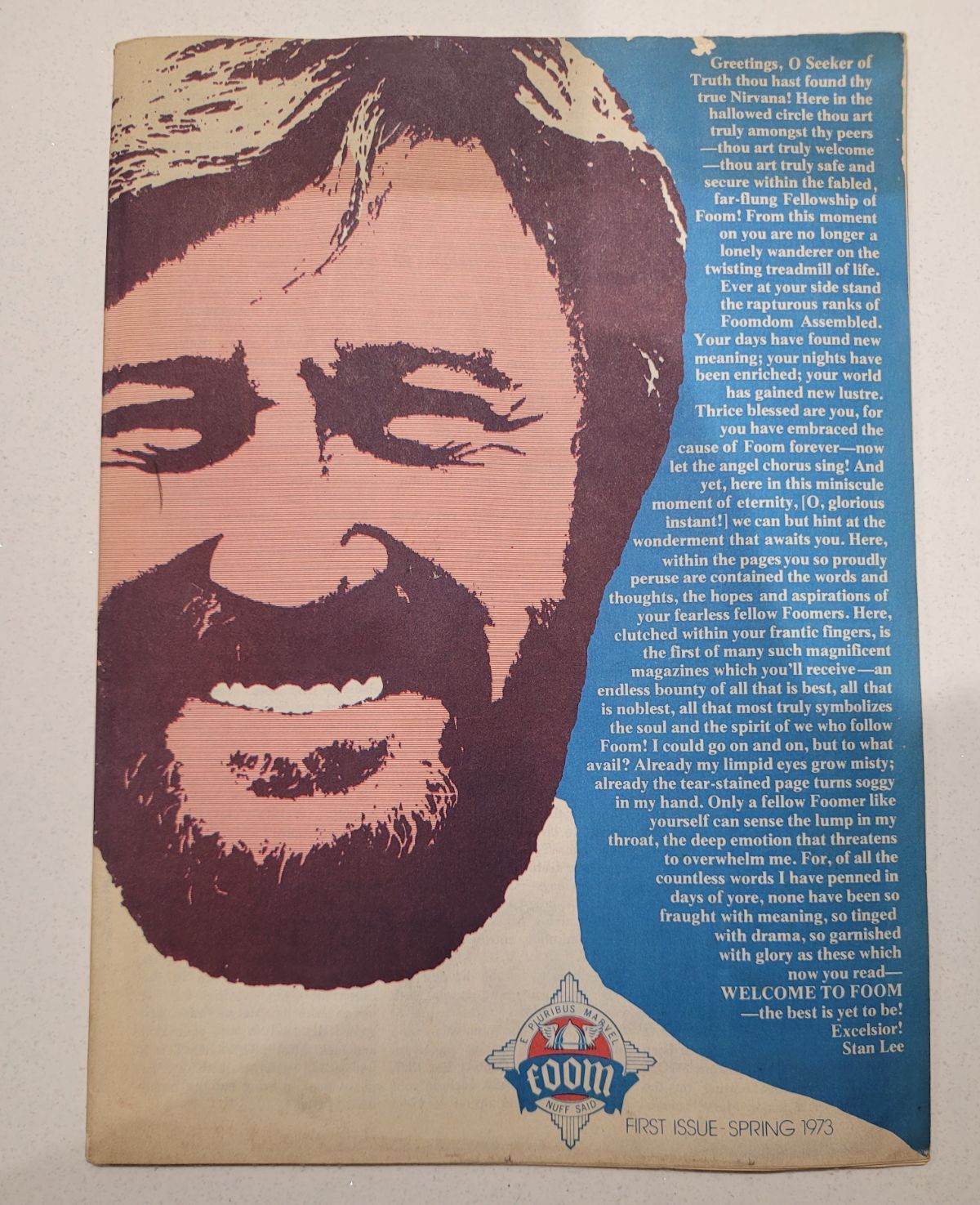 Price Drop.Foom #1 with poster membership card and 2 stickers. - Golden ...